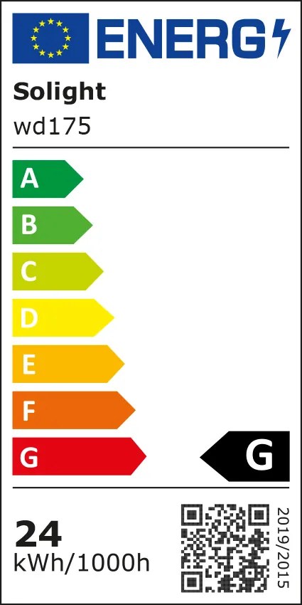 SOLIGHT LED mini panel CCT, přisazený, 24W, 1800lm, 3000K, 4000K, 6000K, čtvercový bílý