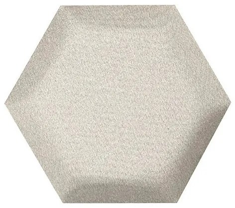 Egibi Čalouněný akustický panel nástěnný Luna 33 cream hexagon - Hexagon 6x15 cm
