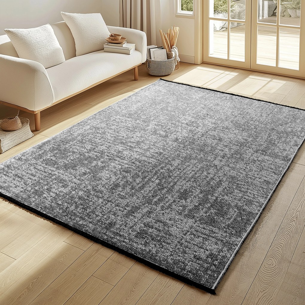 Ayyildiz, Kusový koberec Space 1900 grey, 200x290, šedá, chodba / předsíň