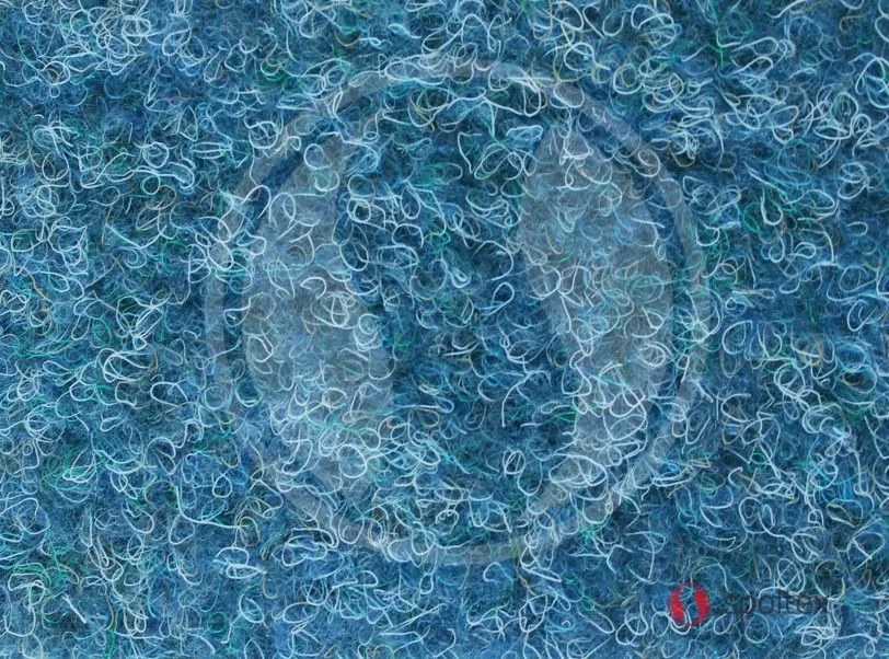 Metrážový koberec Santana 30 modrá s podkladem resine - Rozměr na míru bez obšití cm