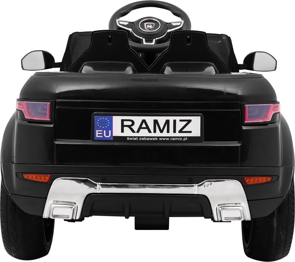 Ramiz Elektrické autíčko Rapid Racer pro děti, černé SUV + dálkové ovládání