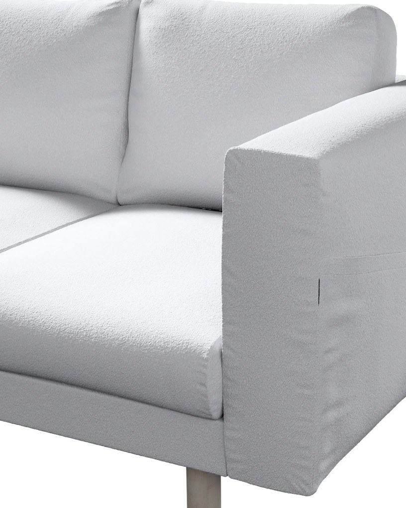 Potah na pohovku IKEA Norsborg 3-místná barva bílá látka pletený vzor