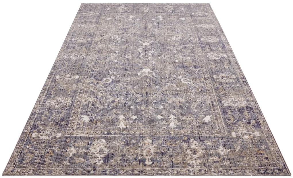 Nouristan - Hanse Home koberce Kusový koberec Cairo 105588 Port Said Cream Blue – na ven i na doma - 120x170 cm