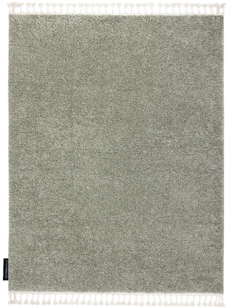 Dywany Łuszczów, Kusový koberec Berber 9000 green, 120x170, zelená, obývací pokoj