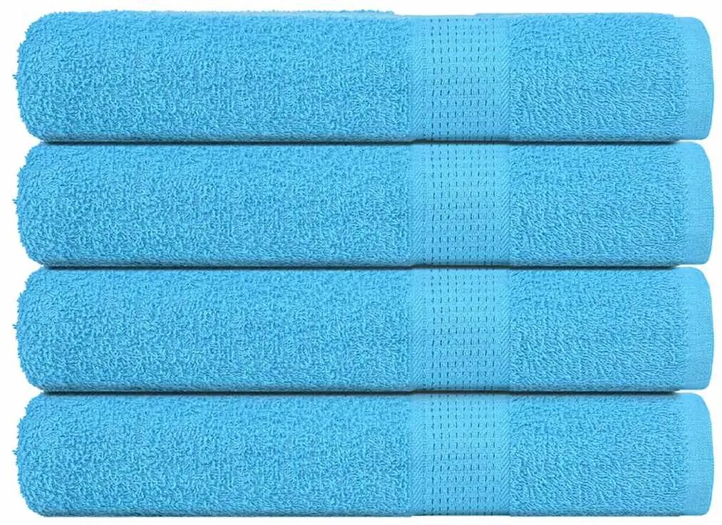 Ručníky FROGN 4 ks tyrkysové 100x200 cm 360 g/m² 136987