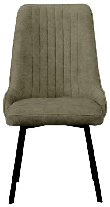 DOLMAR SEDAČKY Jídelní židle - KR-6, různé tkaniny a barvy na výběr Čalounění: černá (Uttario Velvet 2980)