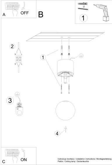 Sollux SL.1190 - Bodové svítidlo BOOMO 1xG9/8W/230V