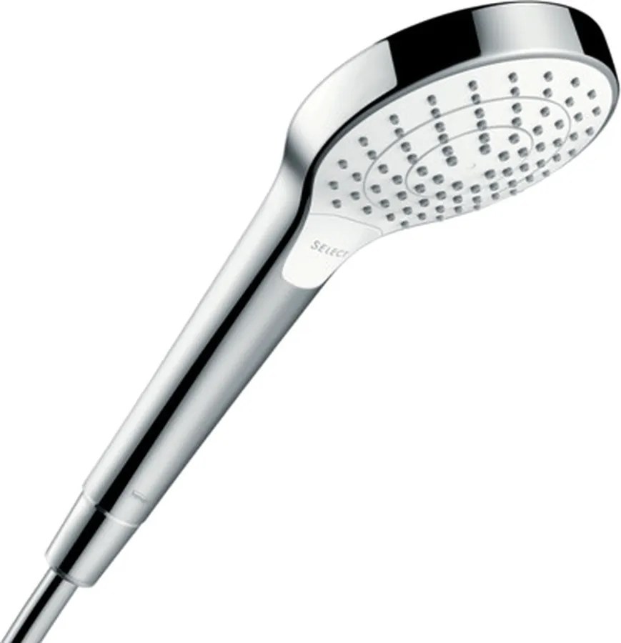 Hansgrohe Croma Select S, ruční sprcha Vario, bílá/chromová, HAN-26802400