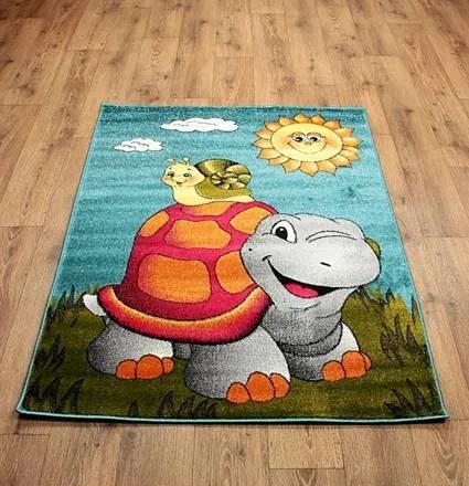 Dětský kusový koberec Kolibri 11111-140 želva