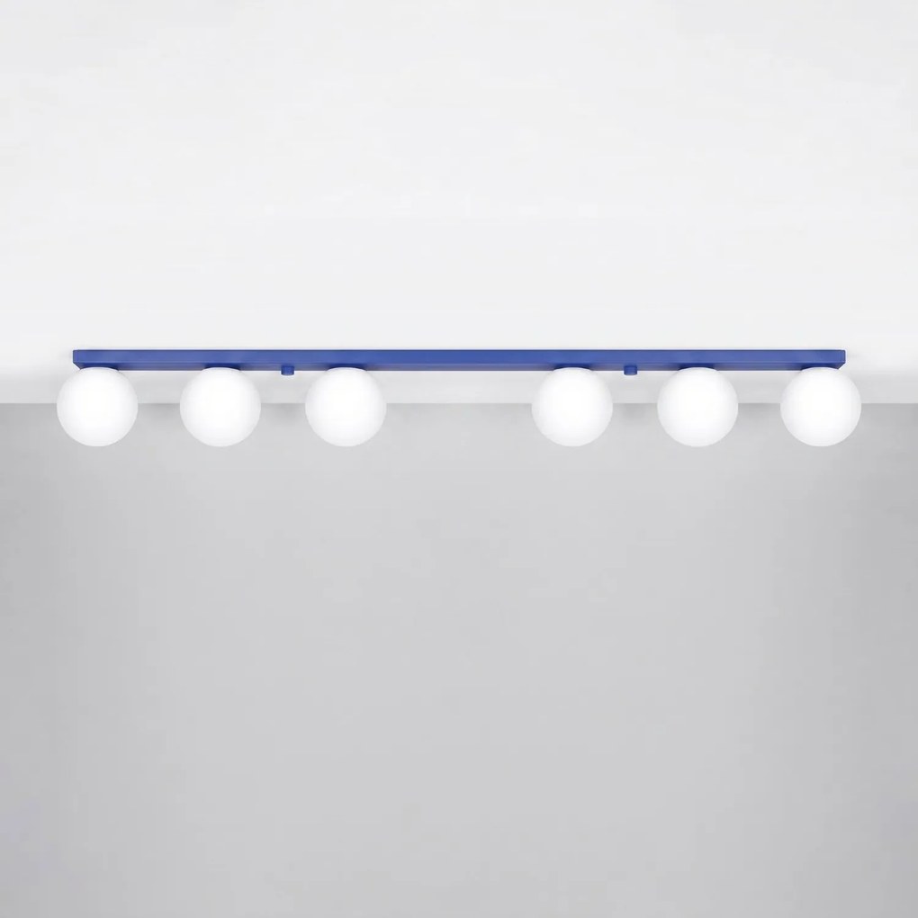 Sollux Lighting Stropní svítidlo YOLI 6 ultramarín