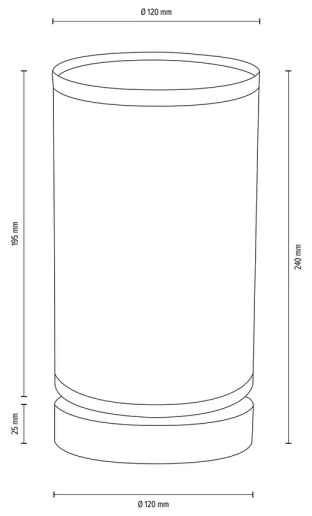 Spot-Light DO70881174 - Stolní lampa FIRE 1xE27/25W/230V dub/bílá