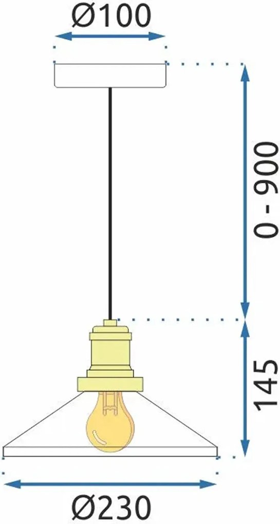 Toolight Toolight, stropní svítidlo 1xE27 APP1172-1CP, bílá, OSW-14090