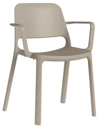 Alba Plastová židle DUKE s područkami Barva plastu Antares tmavá starorůžová