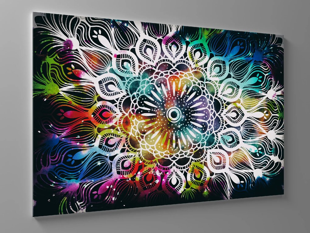 Obraz energická mandala Rozměr: 100 x 65 cm