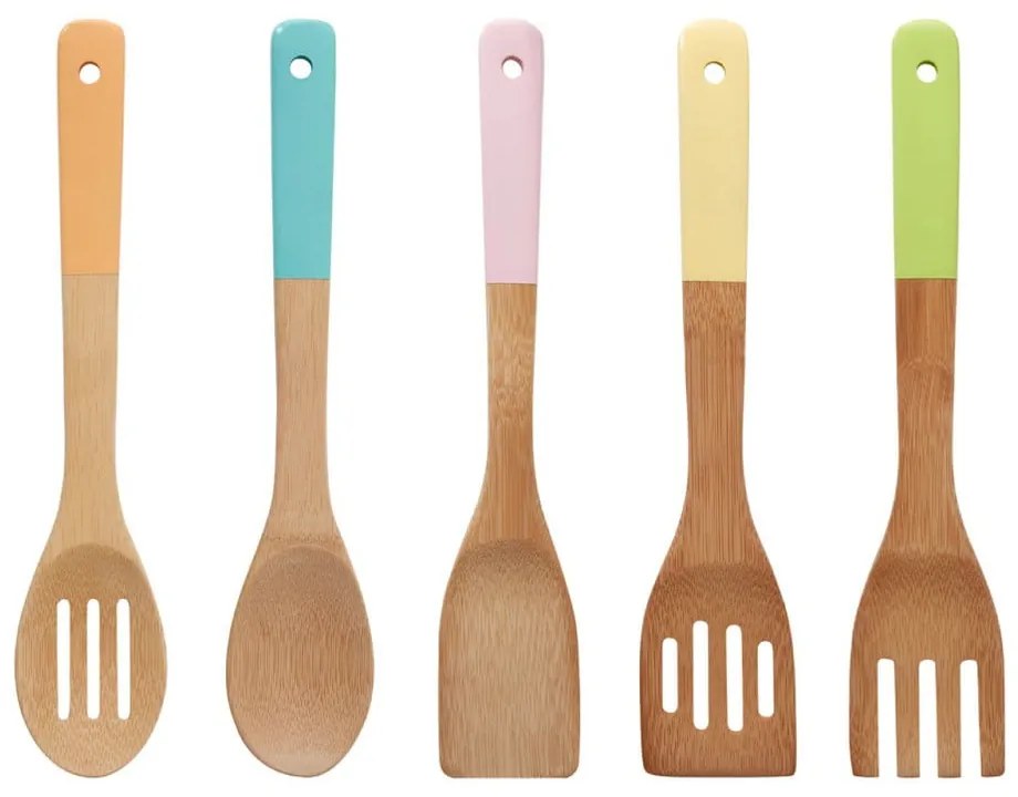 5dílná sada bambusových kuchyňských nástrojů Premier Housewares Bamboo