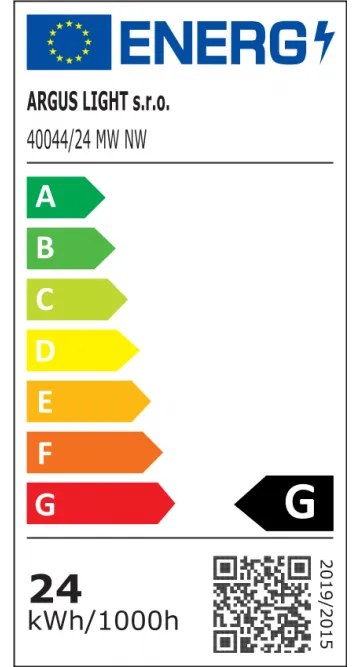 Arguslight 40044/24/MW/WW Stropní LED svítidlo FAKIR 24W, mikrovlnný senzor IP44 : Barva LED - 4000K
