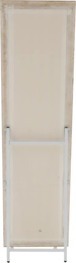Designové zrcadlo, hnědá, PANTOS