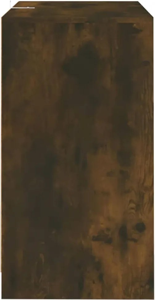 Příborníky 2 ks kouřový dub 70 x 41 x 75 cm kompozitní dřevo 3098094