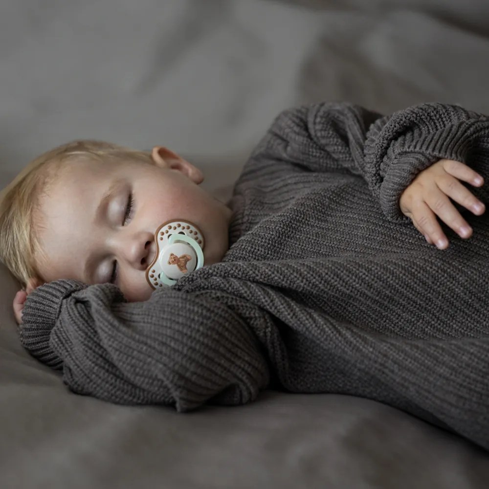 LOVI Dudlík svítící silikonový dynamický TEDDY LOVE 0-6m 2ks