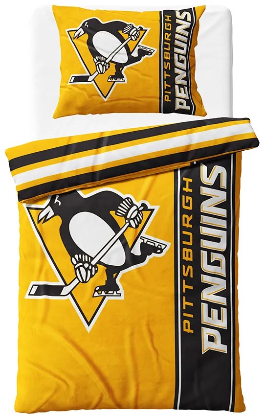Mikroplyšové povlečení NHL Pittsburgh Penguins Belt