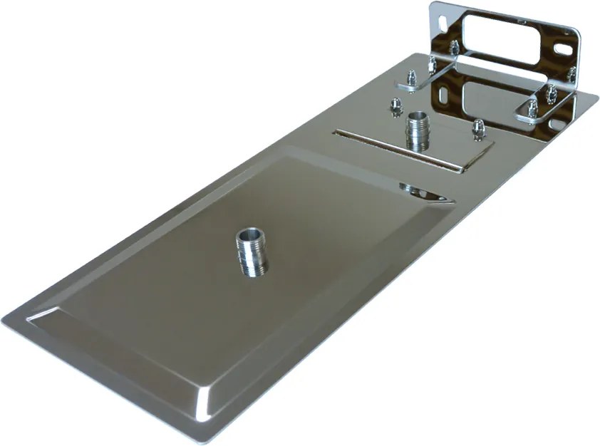 Mereo Mereo, Talířová sprcha horní, s vodopádem, hranatá 500 x 200 mm, nerez, CB495N
