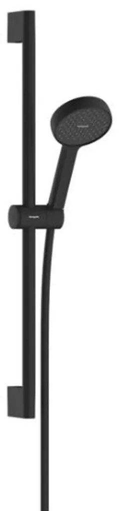 Hansgrohe Activera S - Set sprchové hlavice, tyče a hadice, EcoSmart, matná černá 28041670