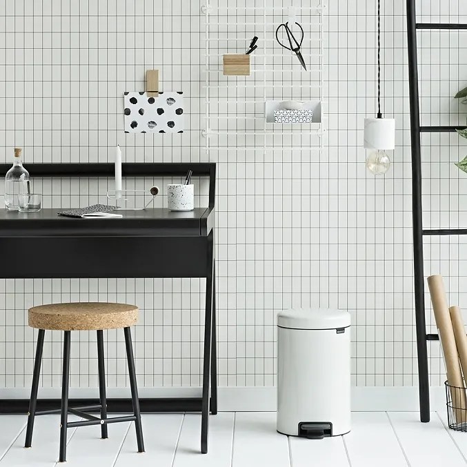 Brabantia Pedálový koš NewIcon 12L bílá