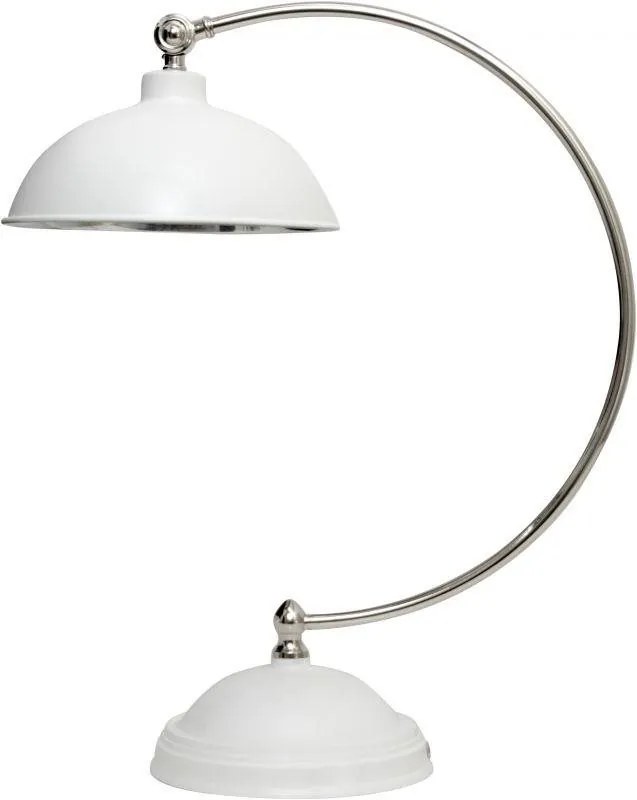 Stolní lampa lene bjerre thelma 55 cm, bílo-stříbrná