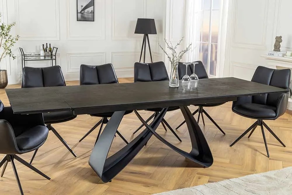 Roztahovací keramický stůl Bayarmaa 180-220-260 cm rez