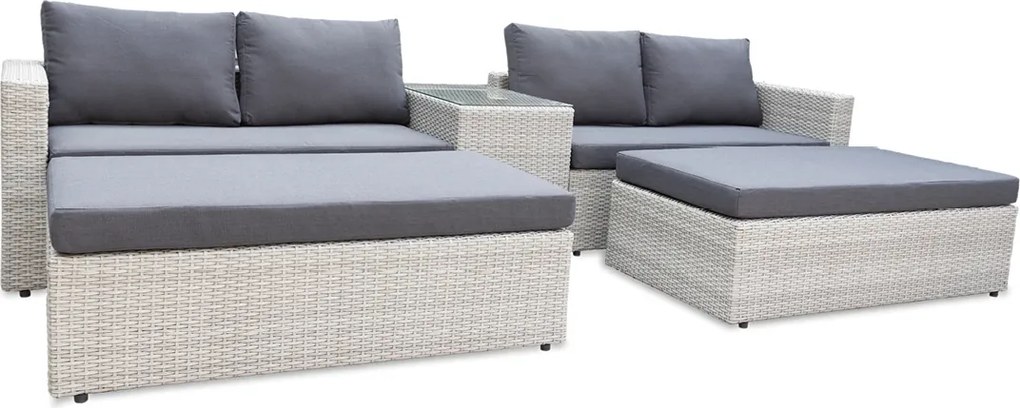 Luxusní zahradní sedací souprava Drammen XL sofa set
