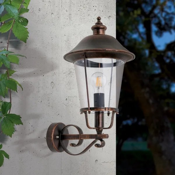 Orion AL 11K/360.00-Venkovní nást. lampa KENZO 1xE27/100W/230V IP44 bronz/patina