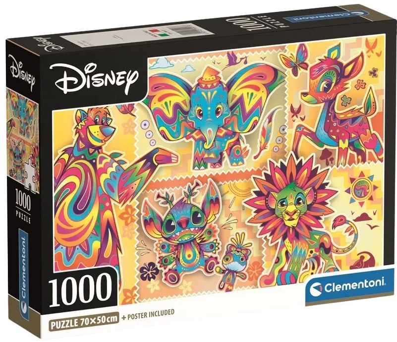 Clementoni - Puzzle 1000 Compact Disney Classic