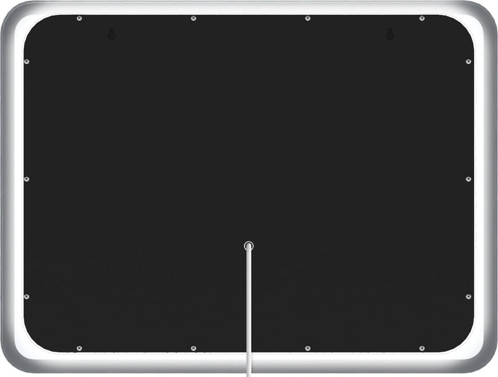 Koupelnové zrcadlo Jericho 60x80 bez Bluetooth – čiré sklo