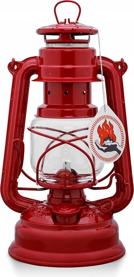 Petrolejová lampa Hurricane 276 červená Feuerhand (276-ROT) Ruby Red