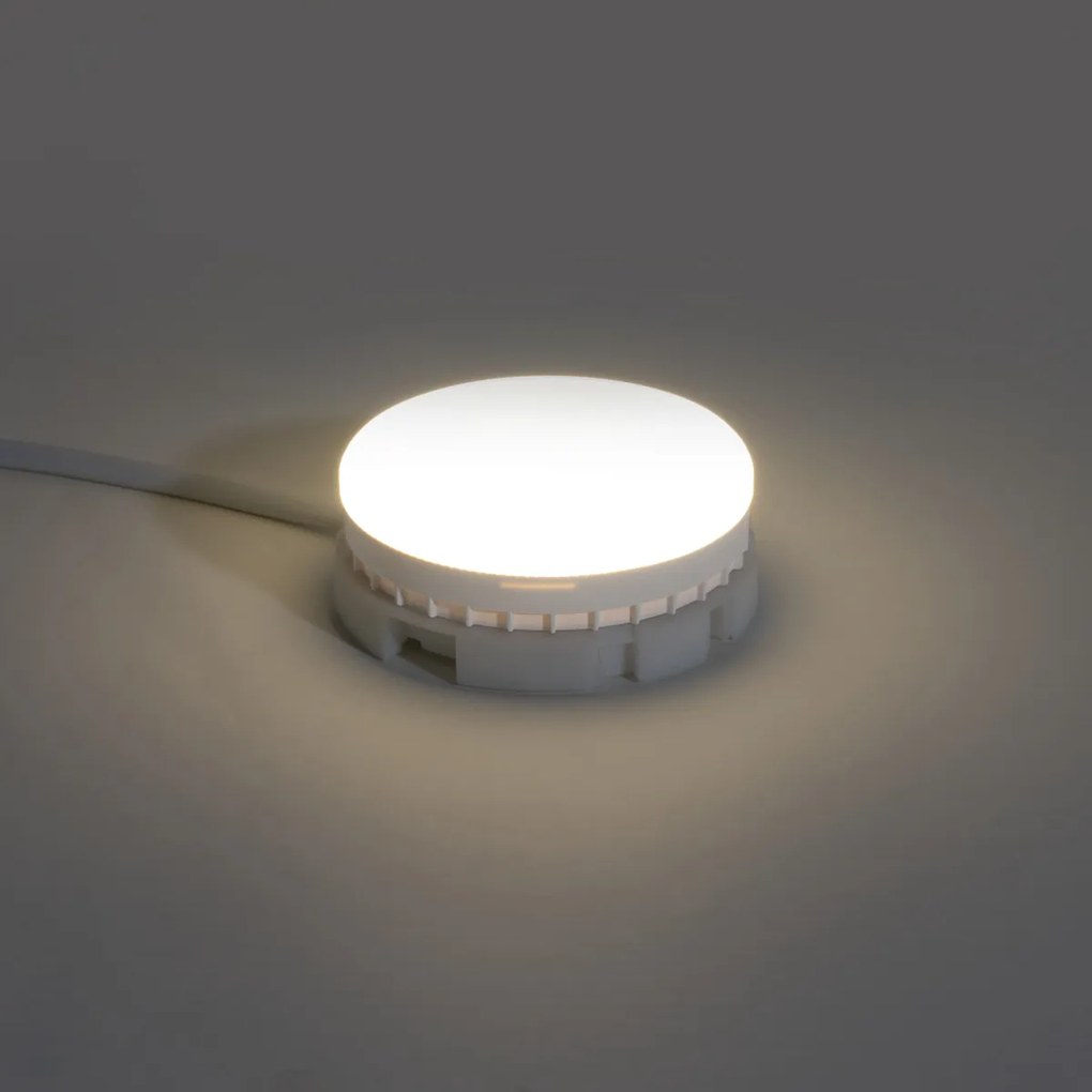 Sada 5 LED žárovek GX53 s 3-krokovým stmíváním Dim to Warm 7W 750 lm 2700K-4000K