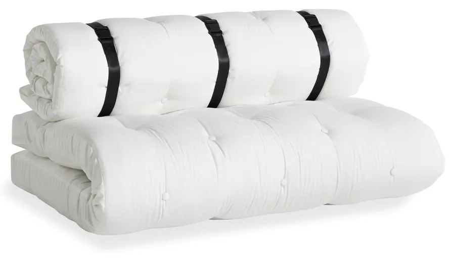 Bílá rozkládací pohovka vhodná do exteriéru Karup Design Design OUT™ Buckle Up White