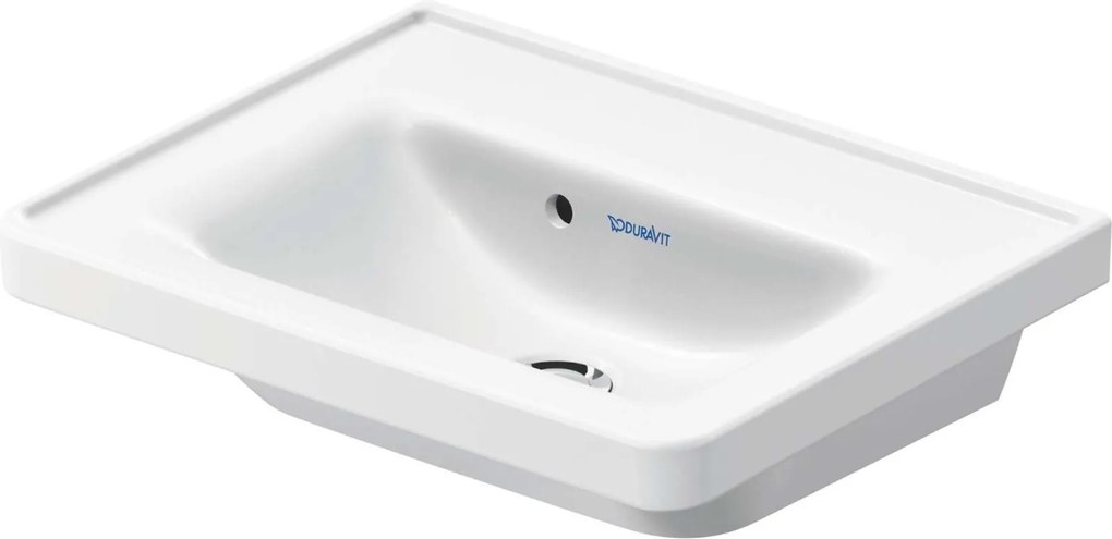 Duravit D-Neo - Umývátko 50x40 cm, s přepadem, bez otvoru pro baterii, bílá 0742500060
