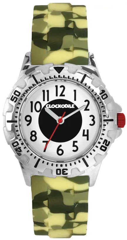 Svítící maskáčové sportovní chlapecké hodinky CLOCKODILE SPORT 3.0 CWB0044