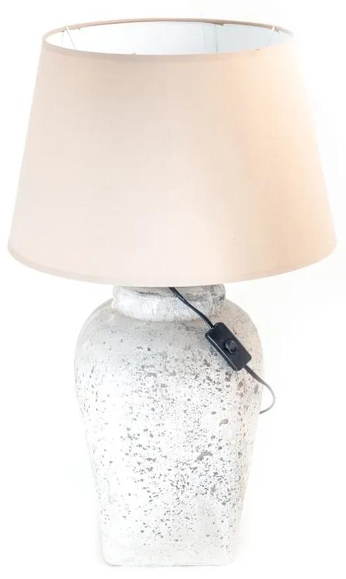 Stolní lampa s keramickým podstavcem velká | BIANO