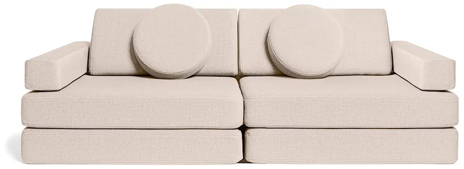 Rozkládací dětská pěnová pohovka a bunker SHAPPY PLAY SOFA ORIGINAL více barev Barva: Soft Beige