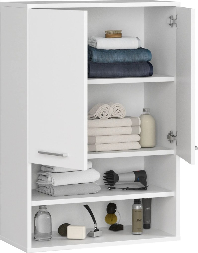 Závěsná koupelnová skříňka Fin W64 2D 64 cm - výběr z 9 provedení