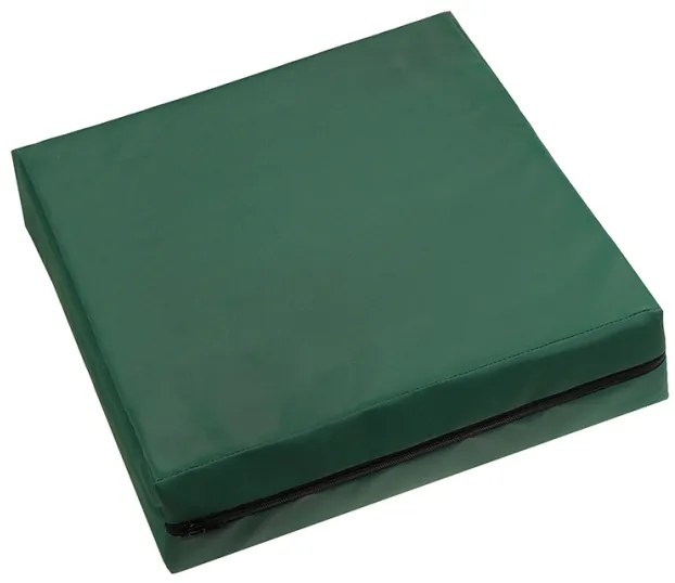 Bellatex Sedák nepromokavý 40x40x10 cm potah na zip zelená