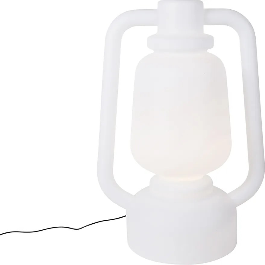 Chytrá stojací lampa bílá 110 cm vč. Wi-Fi G95 - Storm Extra Large