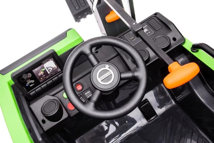 LEAN CARS Bateriové rypadlo Volvo DK-VE888 zelené