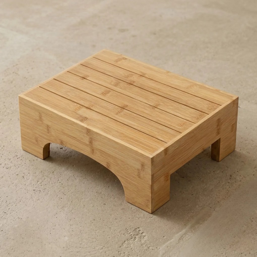 Bambusová stolička MODO, stupínek 40 x 30 x 15 cm