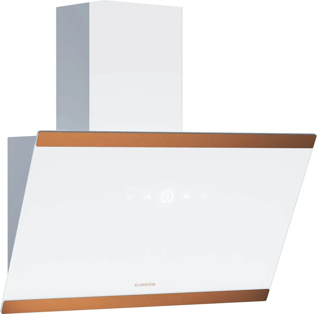 Klarstein FlashLine 60 digestoř, A++, 578 m³/h, 3 úrovně, dotyková, tichá, LED, odsávání/recirkulace, 100 W