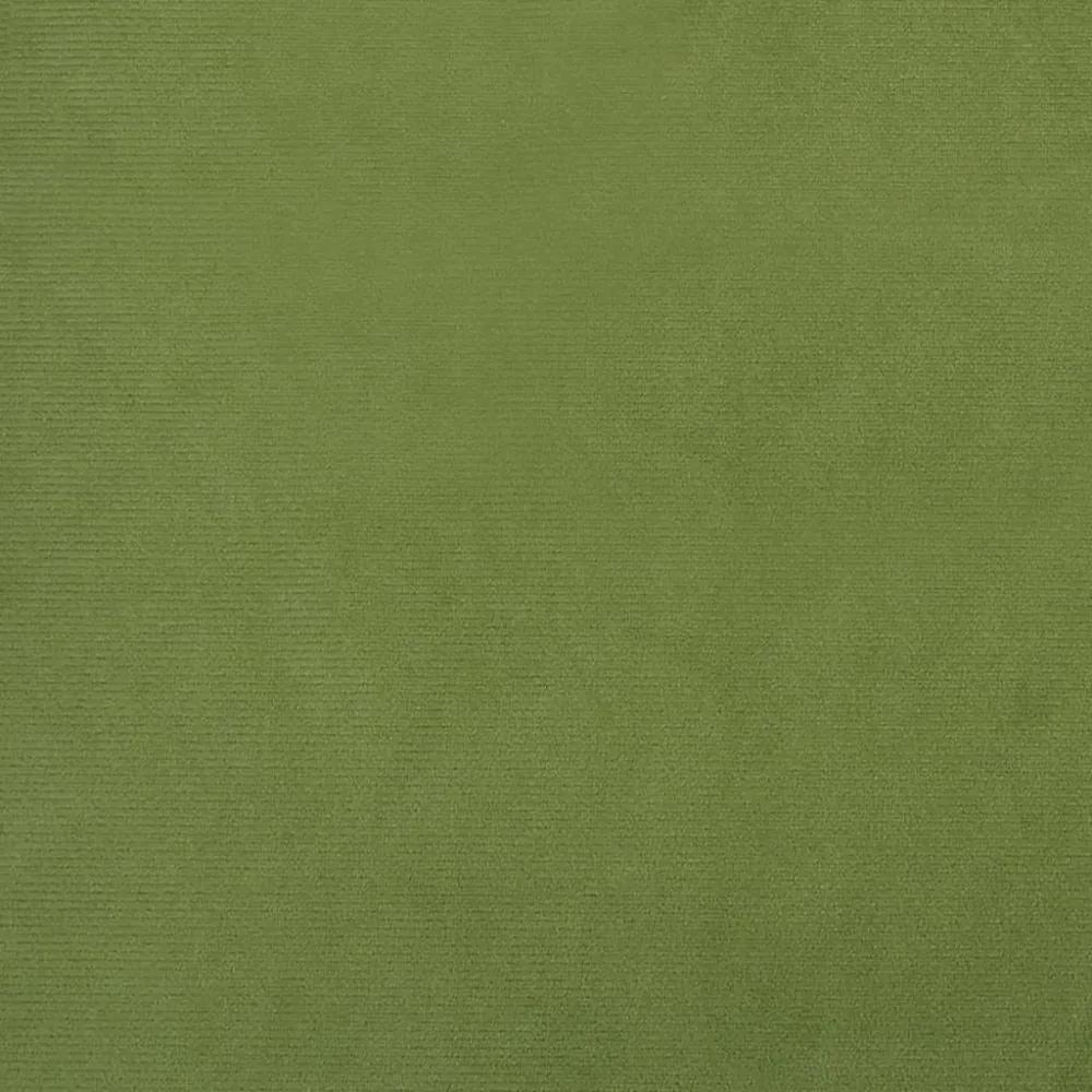 Lenoška s podhlavníkem samet Dekorhome Tmavě zelená