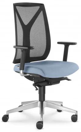LD seating Kancelářská židle LEAF 503-SYS bez područek Mechanika bez posuvu sedáku Hlavová opěrka bez hlavové opěrky LÁTKY 1 / FLORIDA, ERA 2021 SÍŤOVINY RIB