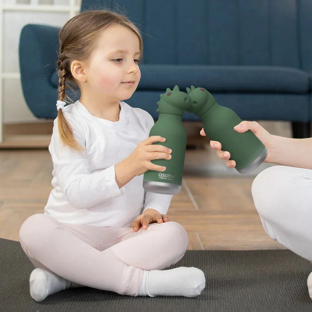 Láhev na pití Asobu Bestie Bottles Dinosaurus