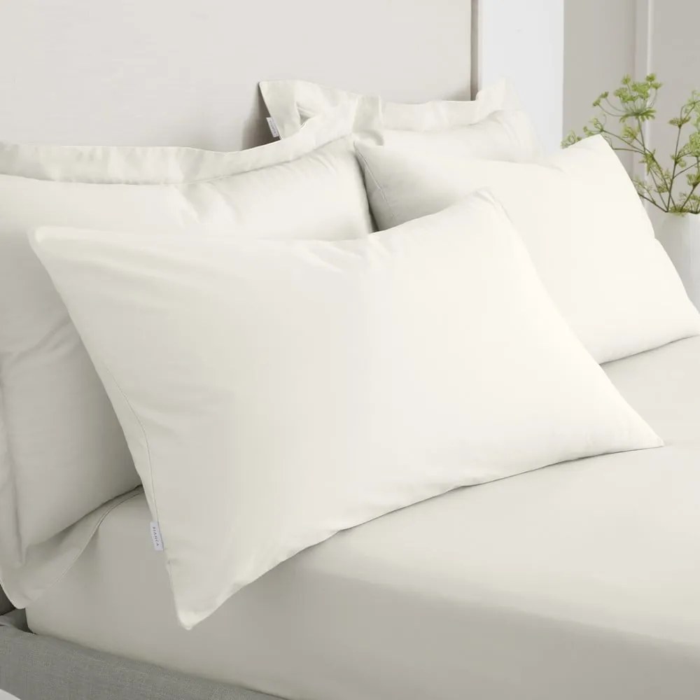 Povlaky na polštáře v sadě 2 ks z bavlněného perkálu 50x75 cm Cotton Percale – Bianca